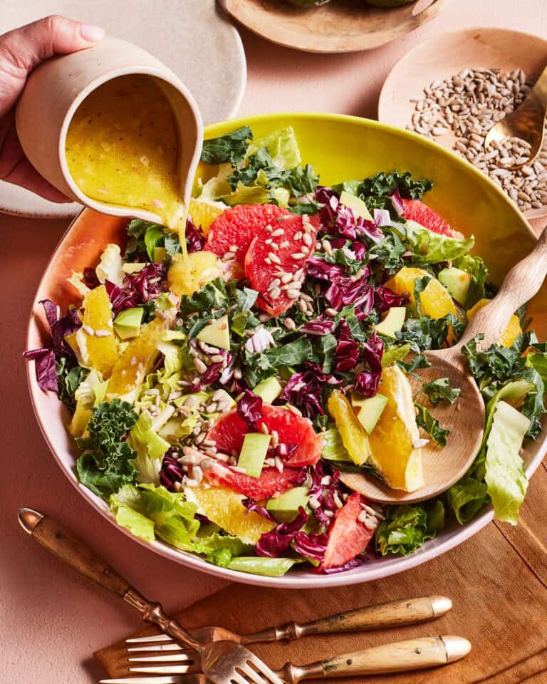 Easy Lemon-Shallot Vinaigrette - Kalejunkie