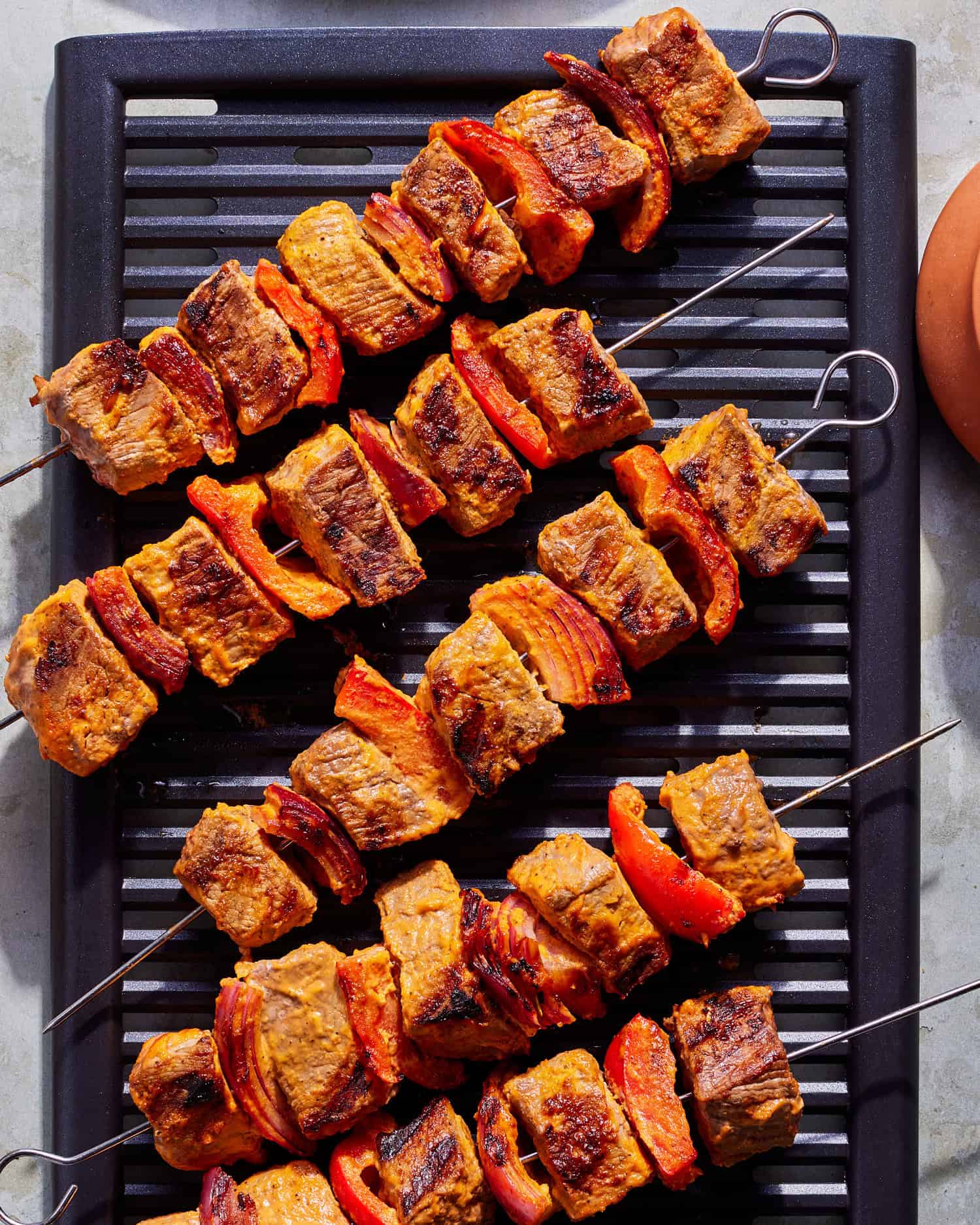 Grilled Mediterranean Beef Kebabs - Kalejunkie