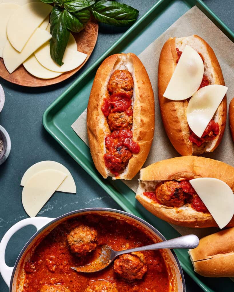 The Ultimate Meatball Sandwiches - Kalejunkie