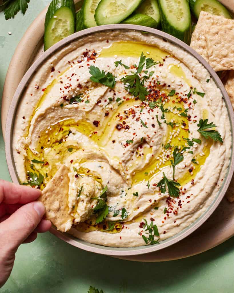 Easy High-Protein Hummus - Kalejunkie