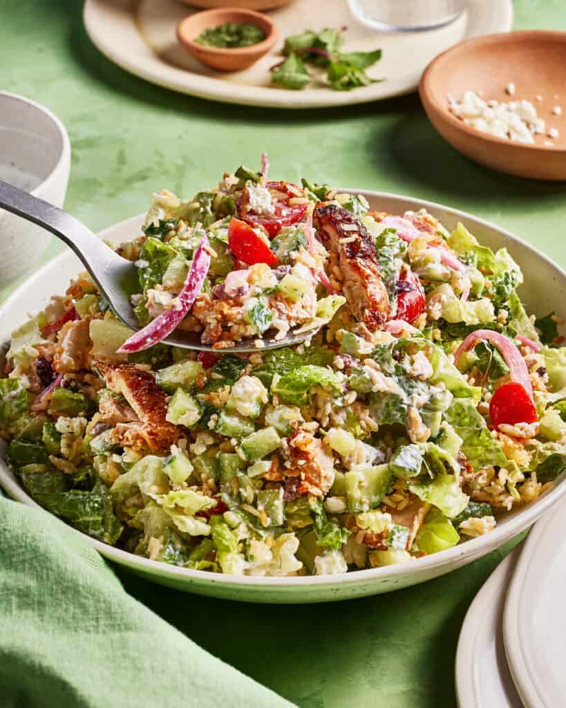 Scorched Rice Loaded Chicken Gyros Bowl - Kalejunkie