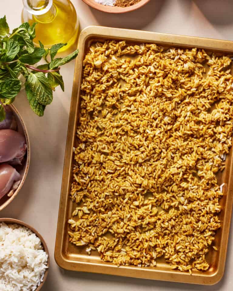 Chicken Tikka Crispy Rice Salad - Kalejunkie