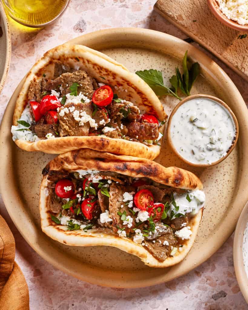 Easy Greek-Style Gyros - Kalejunkie