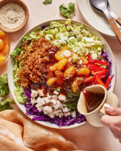 Chinese Chicken Crispy Rice Salad - Kalejunkie