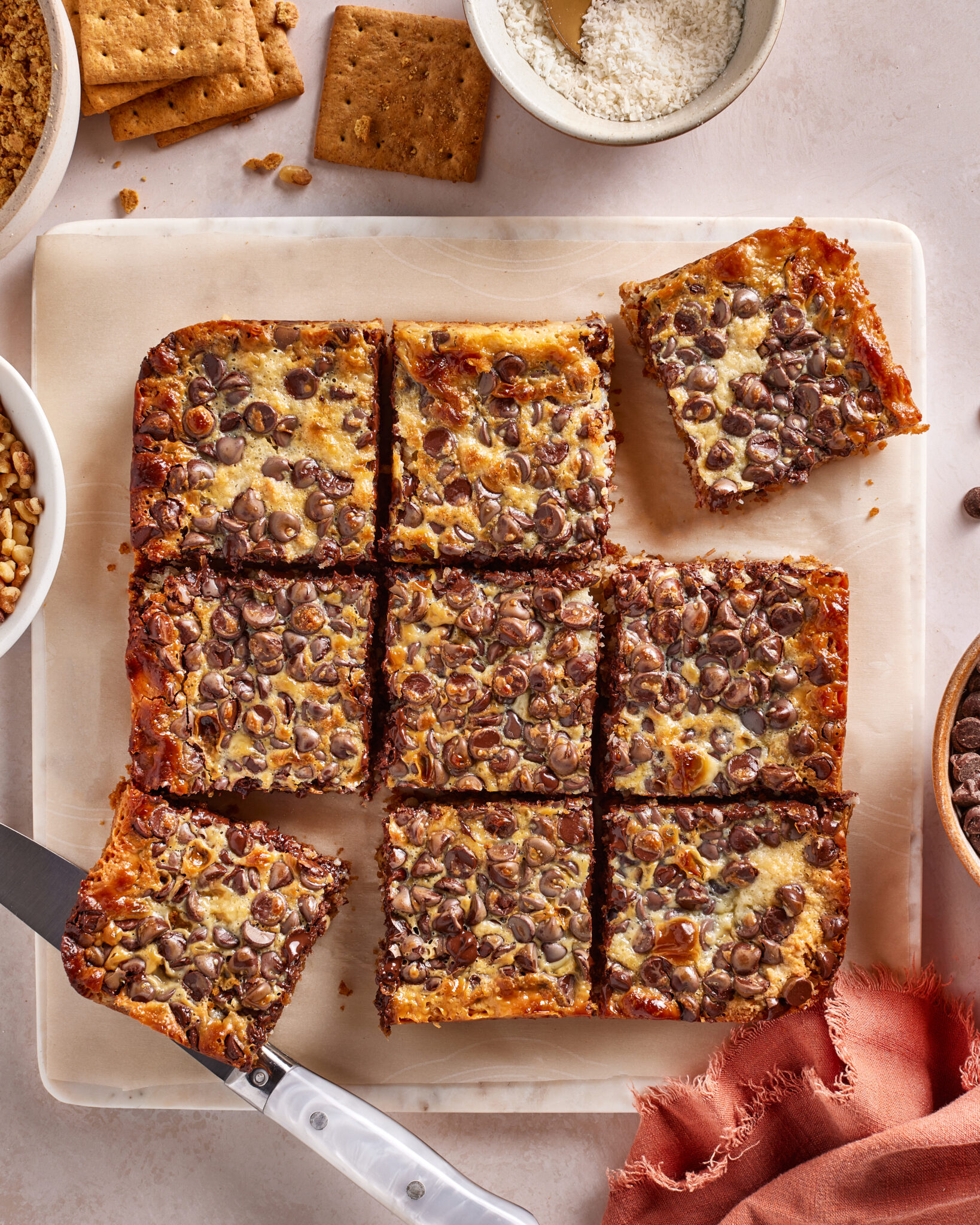 Easy Magic Bars — 6 Ingredients - Kalejunkie