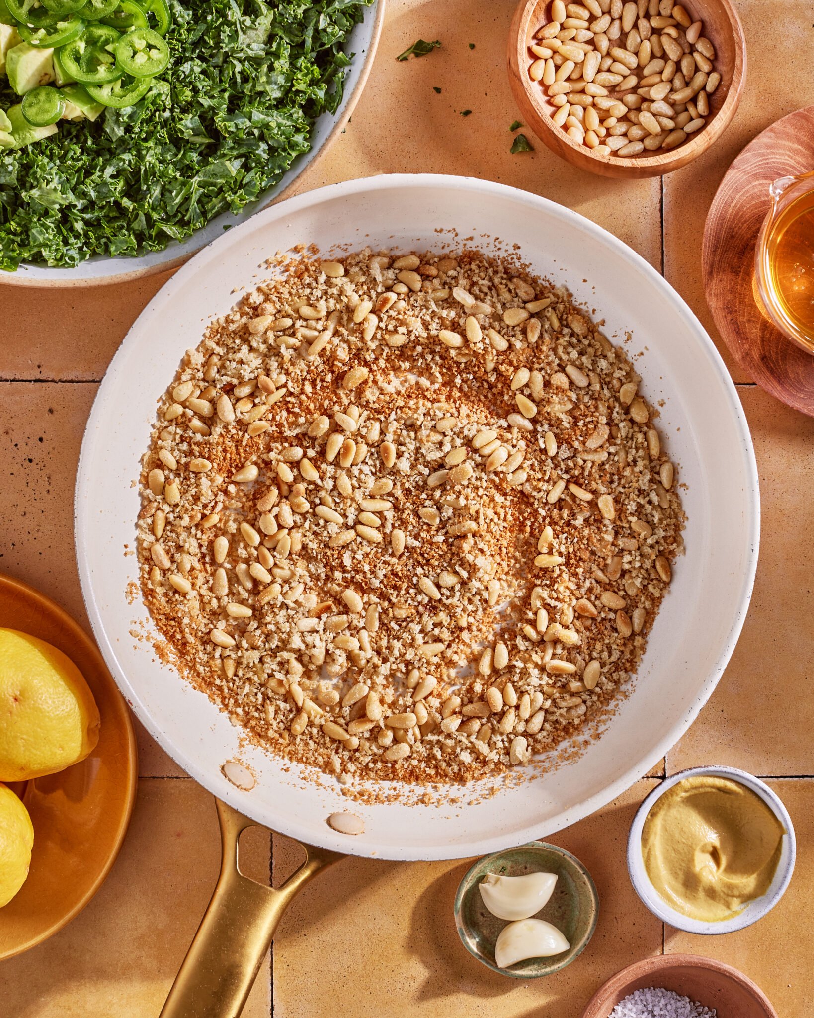 Micro Chop Kale Salad with Jalapeño Lime Dressing - Kalejunkie