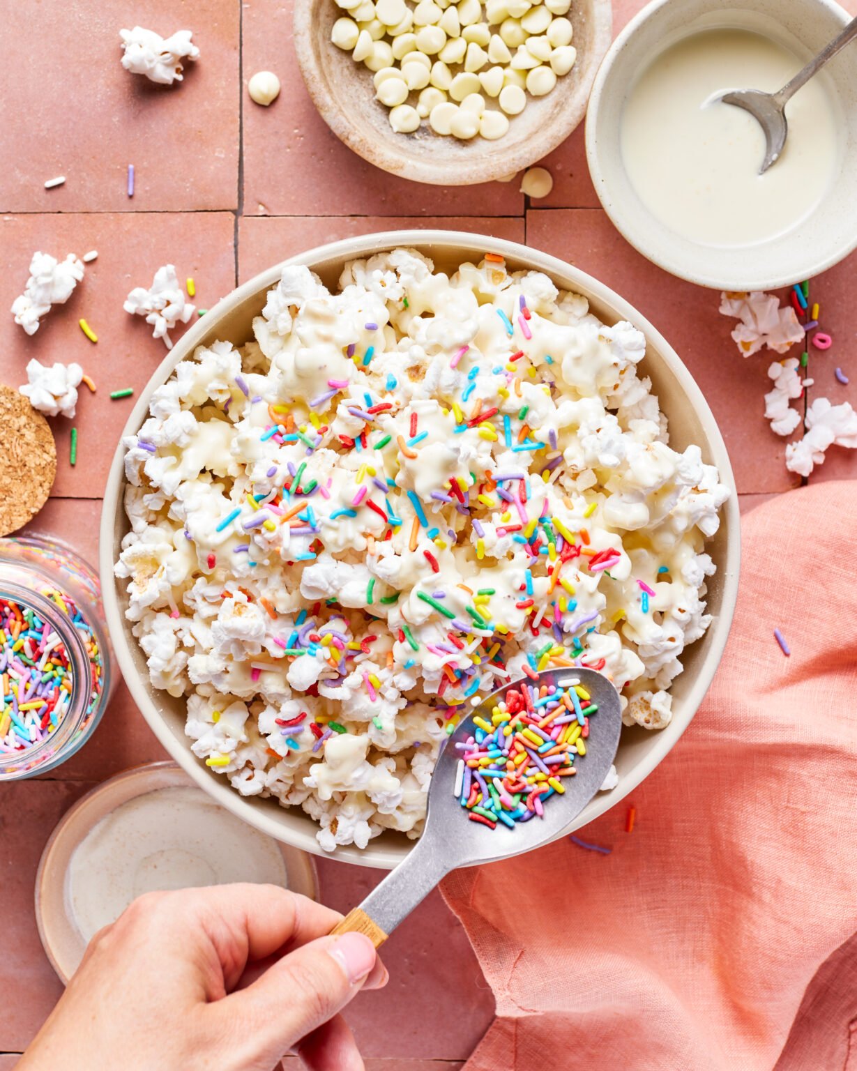 Funfetti Protein Popcorn - Kalejunkie