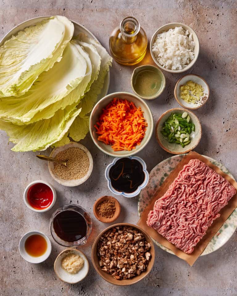Stuffed Cabbage Rolls with Gyoza Dipping Sauce - Kalejunkie